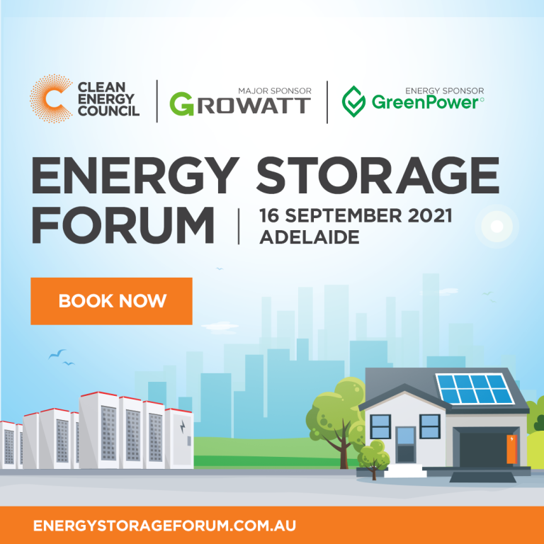 Clean Energy Council 2021 Online Energy Storage Forum logo | GreenPower